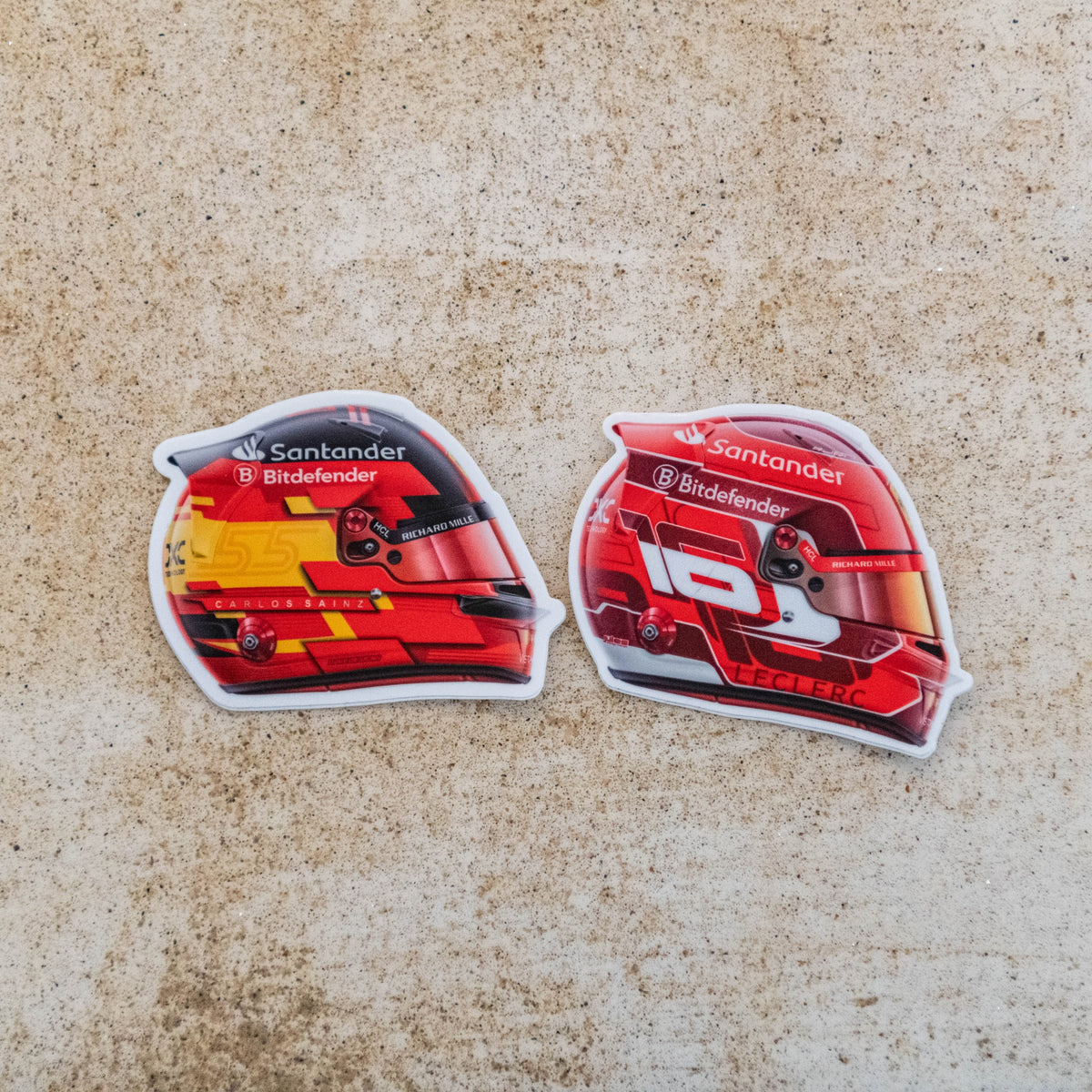 Charles Leclerc - Formula 1 - 2024 Helmet Sticker