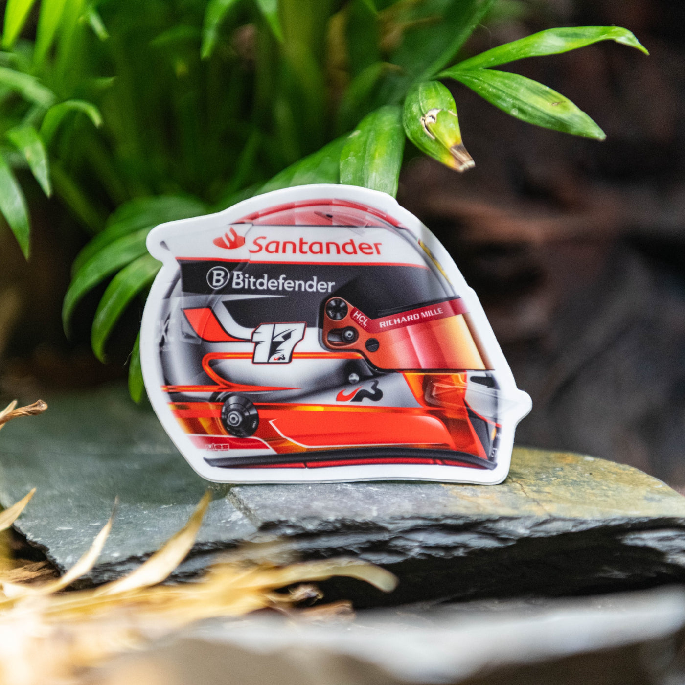 Charles Leclerc - Formula 1 - 2024 Japan Helmet Sticker