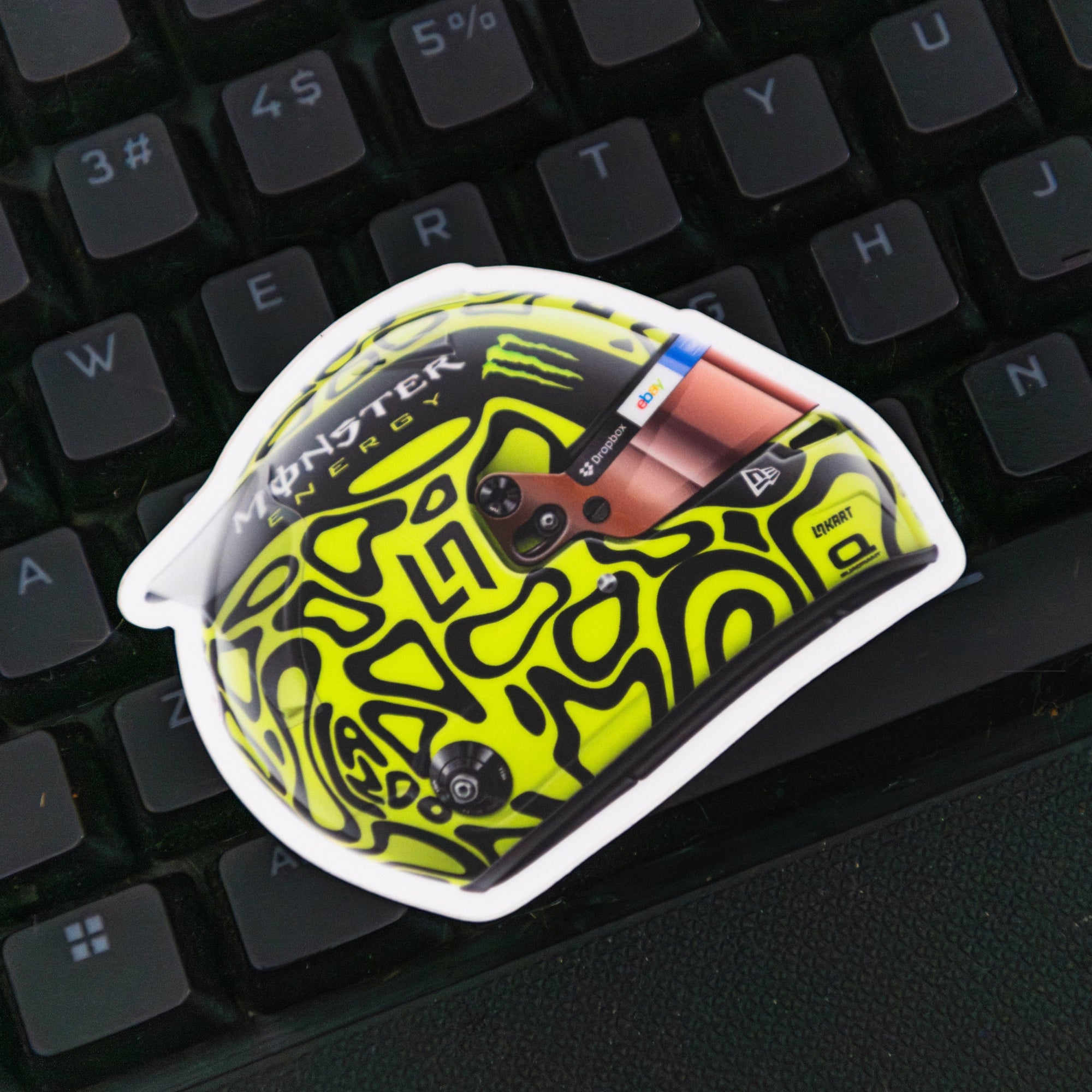 Lando Norris - Formula 1 - 2024 Helmet Sticker