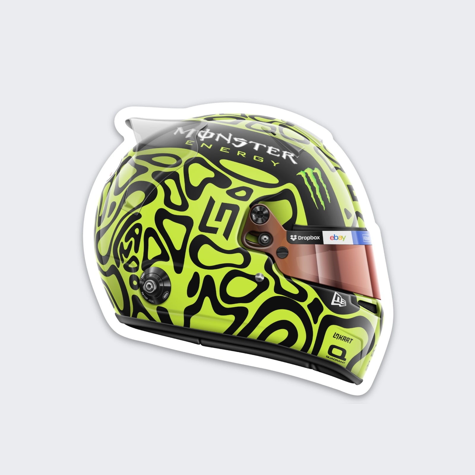 Lando Norris - Formula 1 - 2024 Helmet Sticker